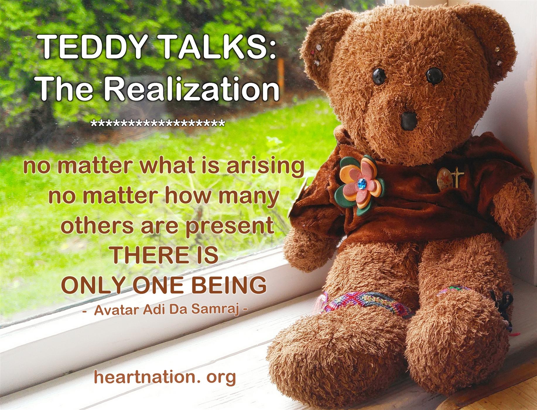 Teddy Talks: The Realization | Heart Nation Uplifting Inspiring New ...
